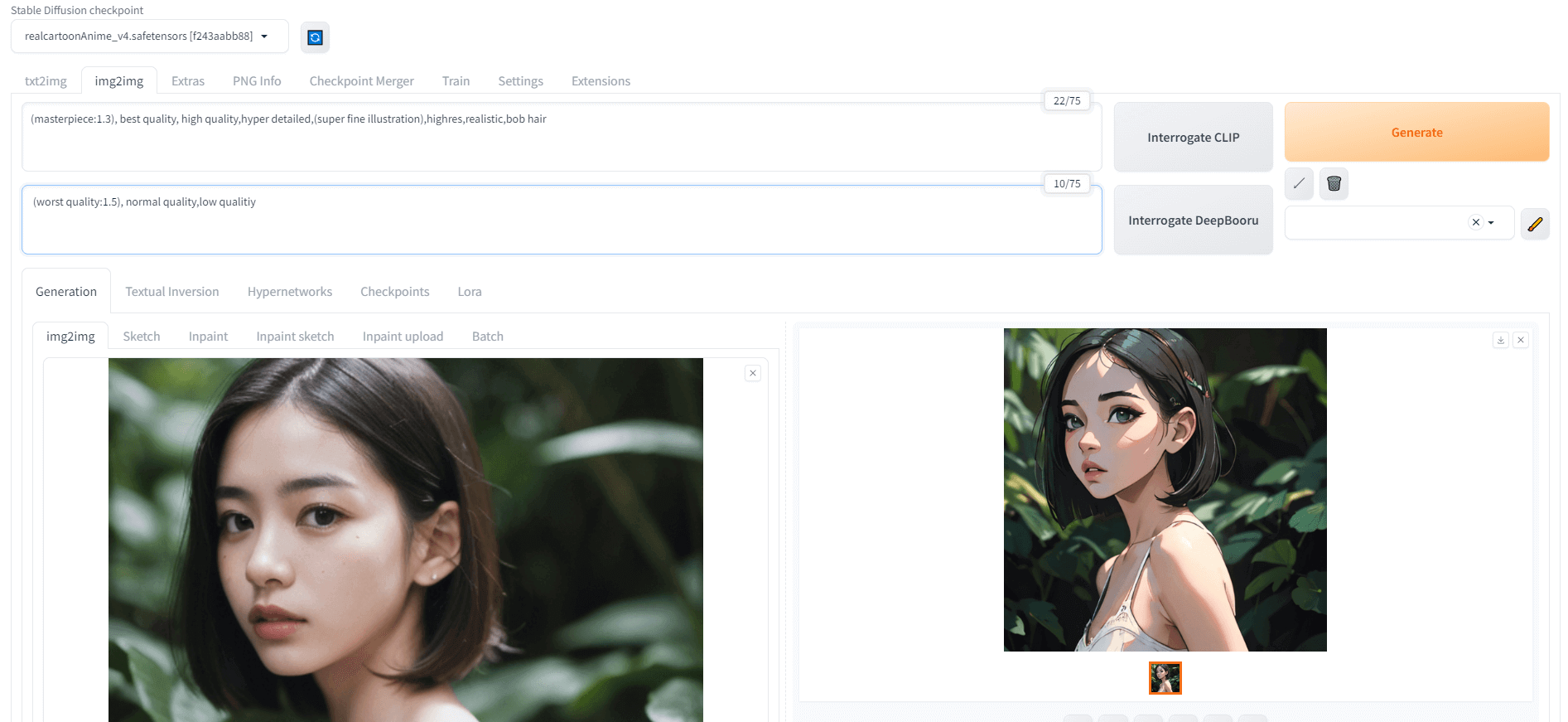 Stable Diffusionで画像から画像を生成する機能『img2img』の使い方！同時に高画質化も可能！ | romptn Magazine