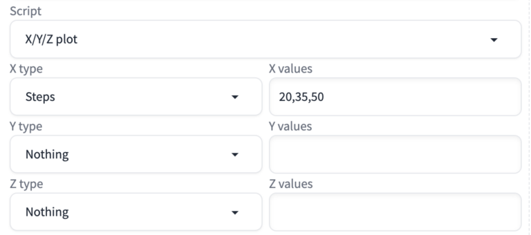 Stable Diffusionの『X/Y/Z plot』の使い方！設定値やプロンプトを比較しよう | romptn Magazine