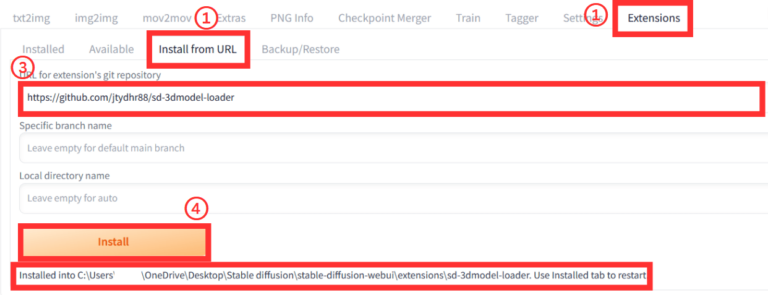 Stable Diffusionで3Dモデルを元にした画像を生成する『3D Model&Pose Loader』の使い方 | romptn Magazine
