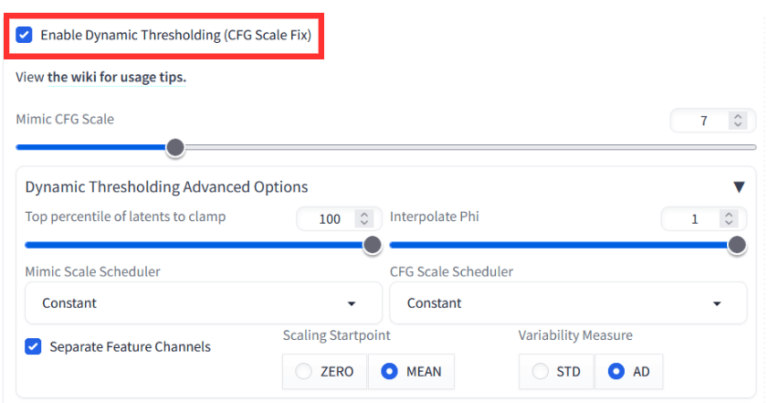 Stable Diffusionの拡張機能『Dynamic-Thresholding(CFG Scale Fix)』の使い方！ | romptn Magazine