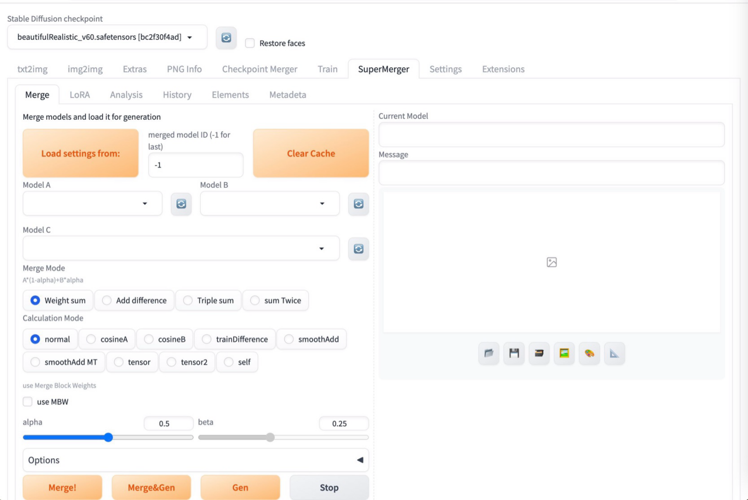 Stable Diffusionの拡張機能『SuperMerger』の使い方！階層マージを効率化させる方法！ | romptn Magazine