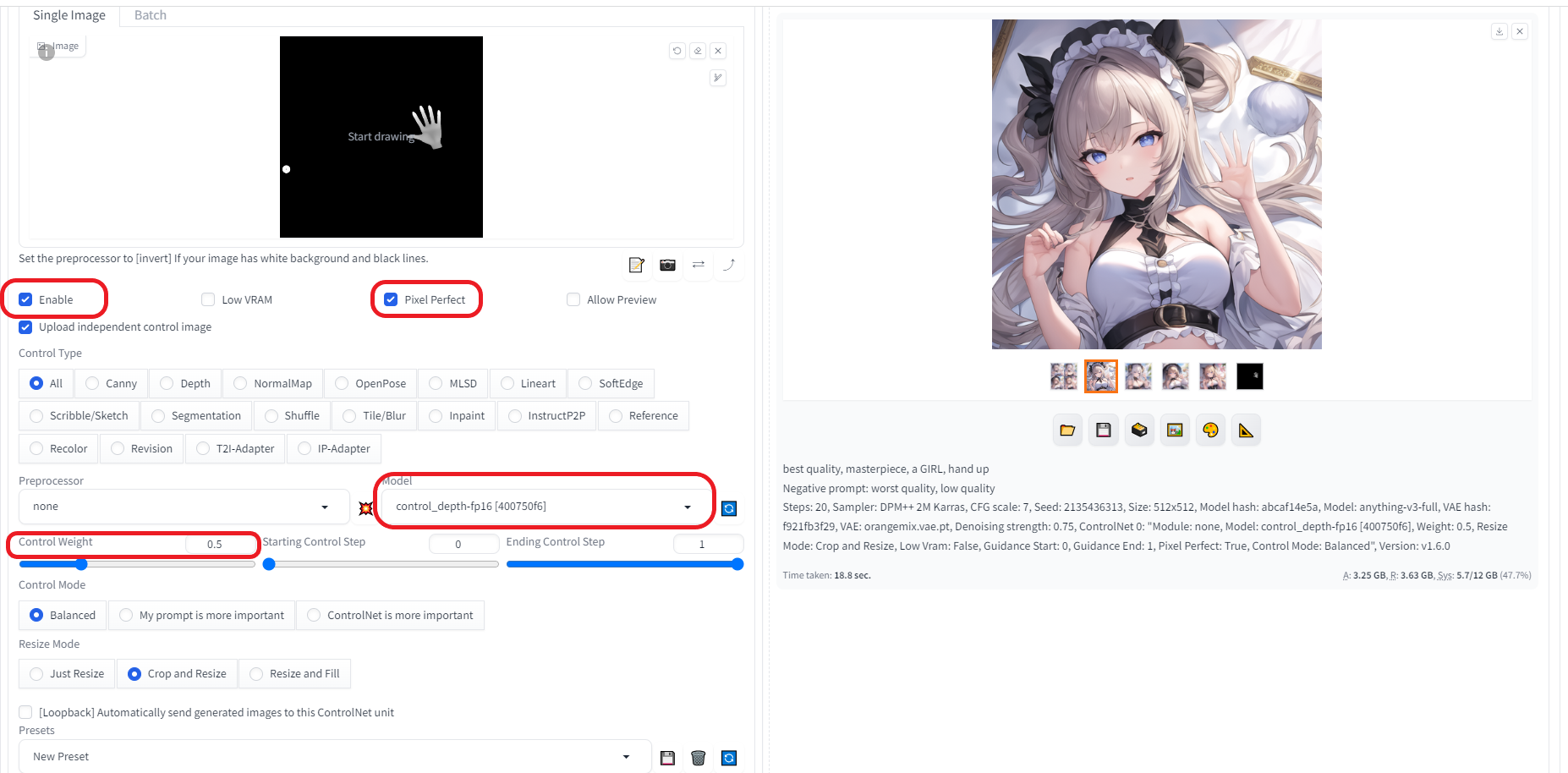 Stable Diffusionの拡張機能『Depth map library and poser』の使い方！手や足を綺麗に生成しよう ...