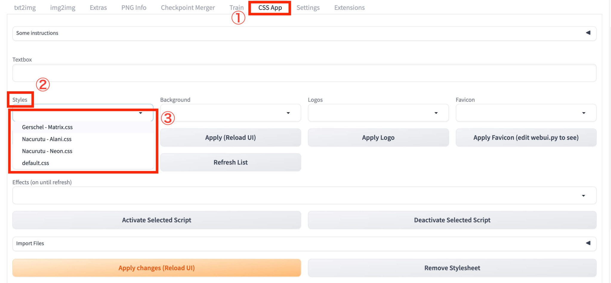 Stable Diffusionの拡張機能『sd-web-ui-quickcss』でUIをカスタマイズする方法！ | romptn Magazine