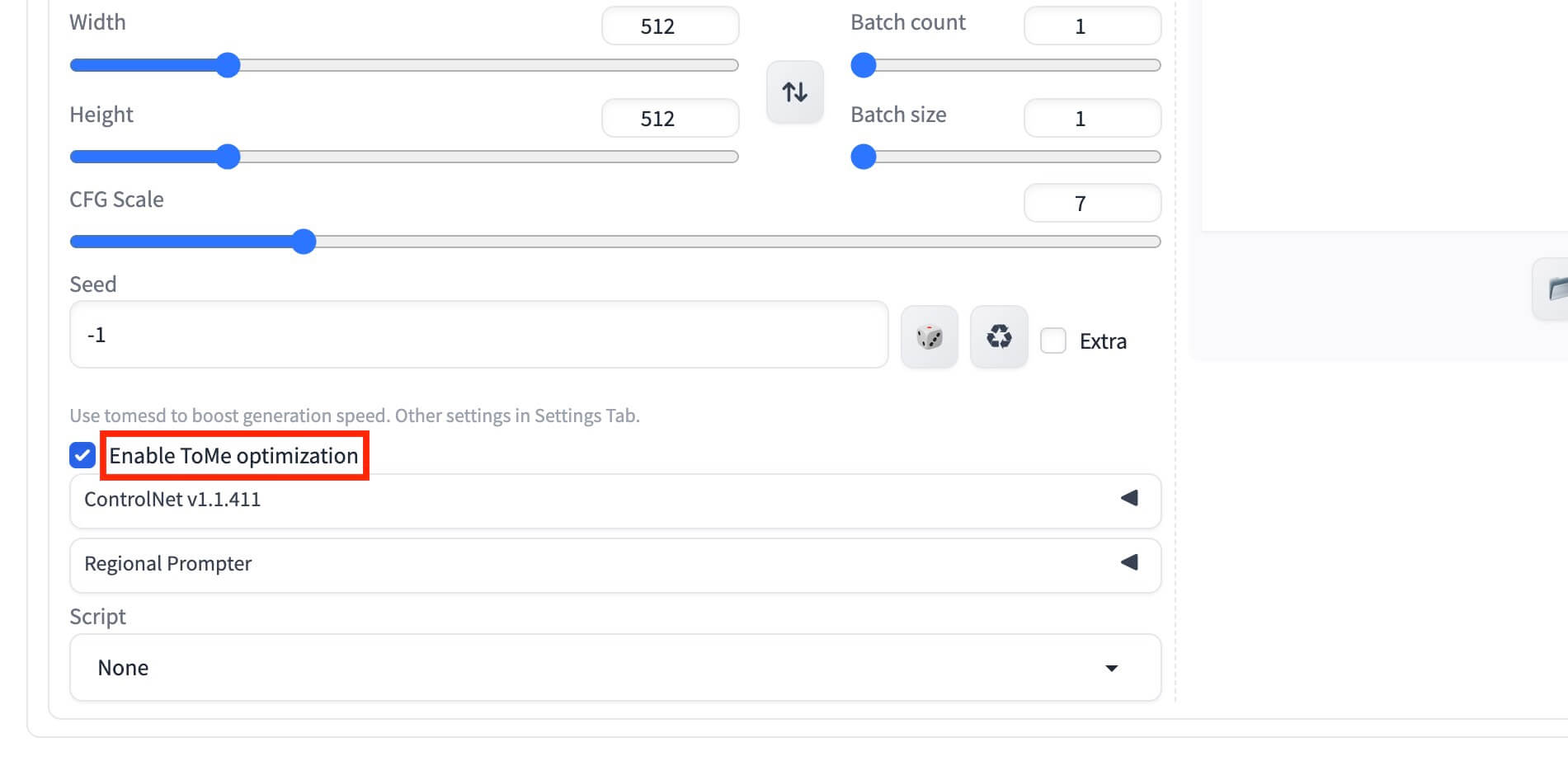 Stable Diffusionの拡張機能『ToMe』の使い方！生成速度を早くしよう！ | romptn Magazine