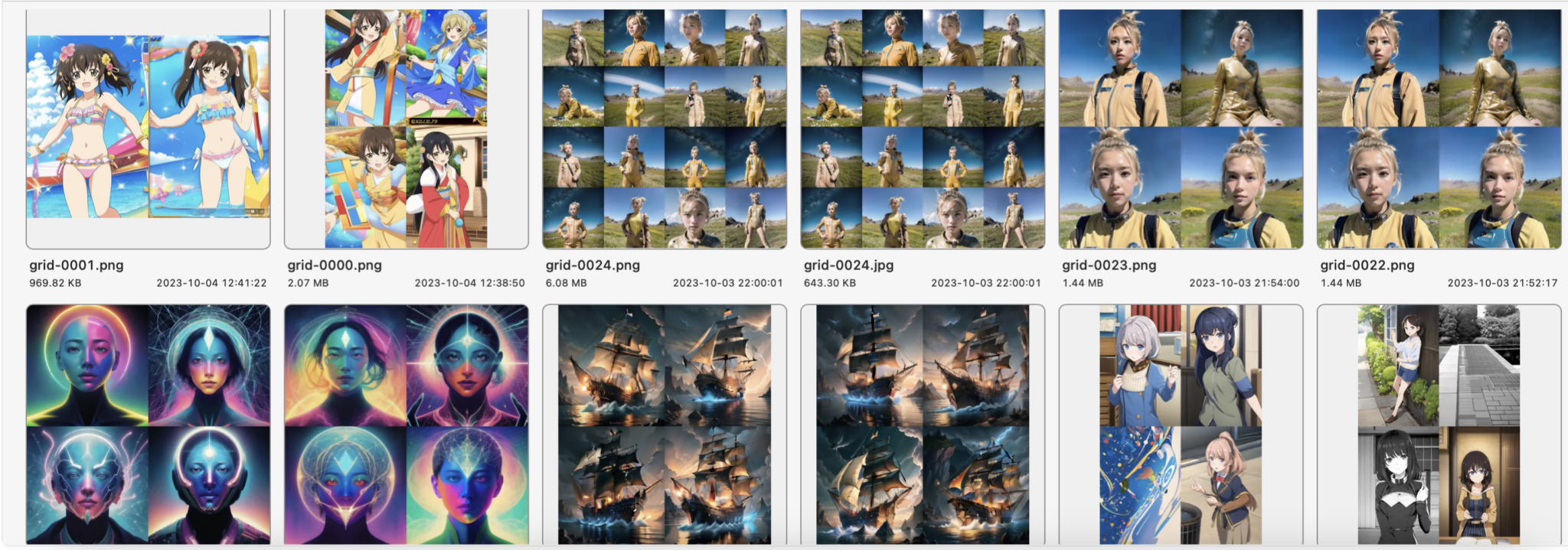 Stable Diffusionの拡張機能『Infinite Image Browsing』の使い方 | romptn Magazine