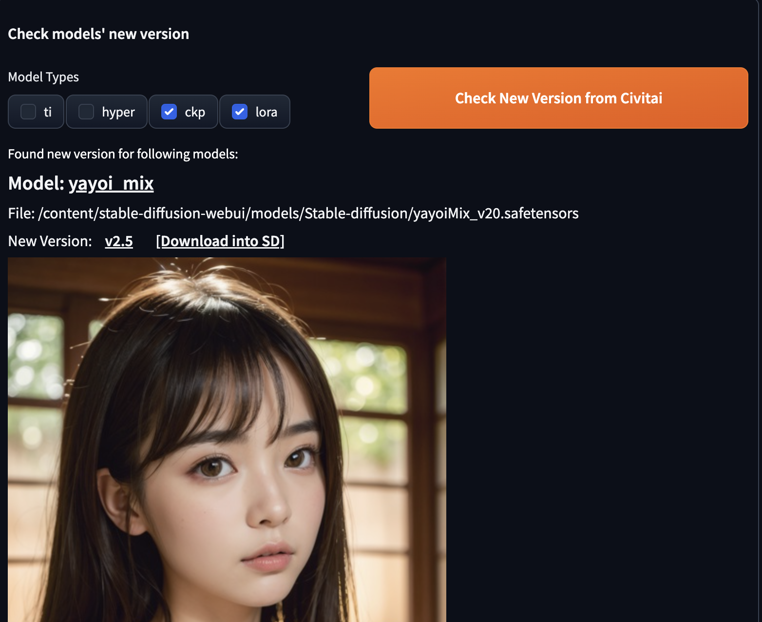 Stable Diffusionの拡張機能『Civitai Helper』の使い方！モデル・LoRAを管理しよう | romptn Magazine