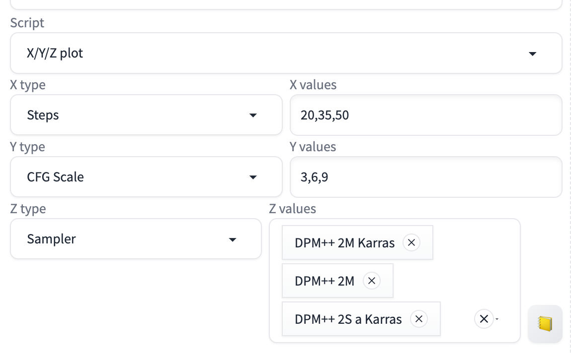 Stable Diffusionの『X/Y/Z plot』の使い方！設定値やプロンプトを比較しよう | romptn Magazine