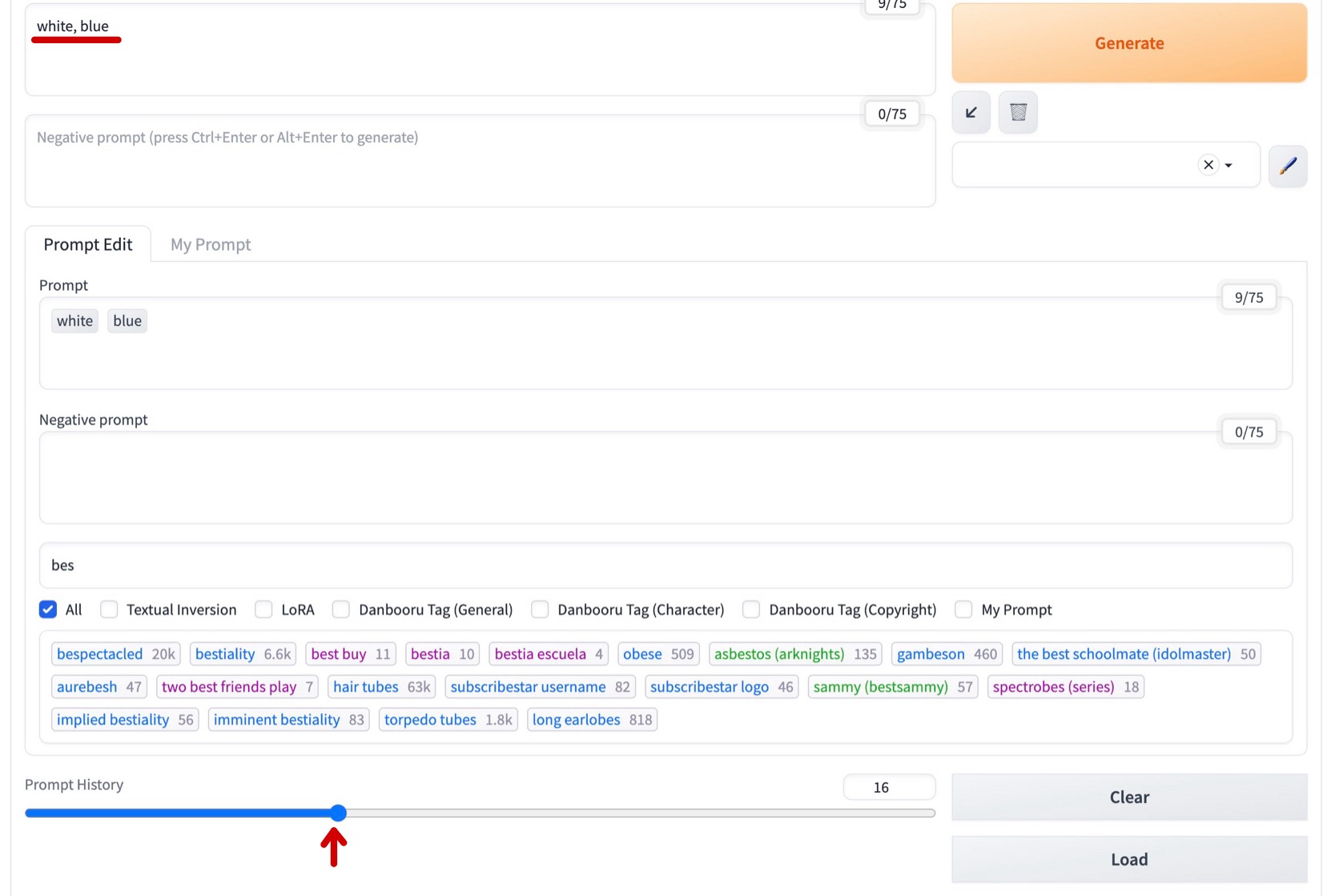 Stable Diffusionの拡張機能『sd-history-slider』の使い方！プロンプトをよみがえらせよう！ | romptn ...