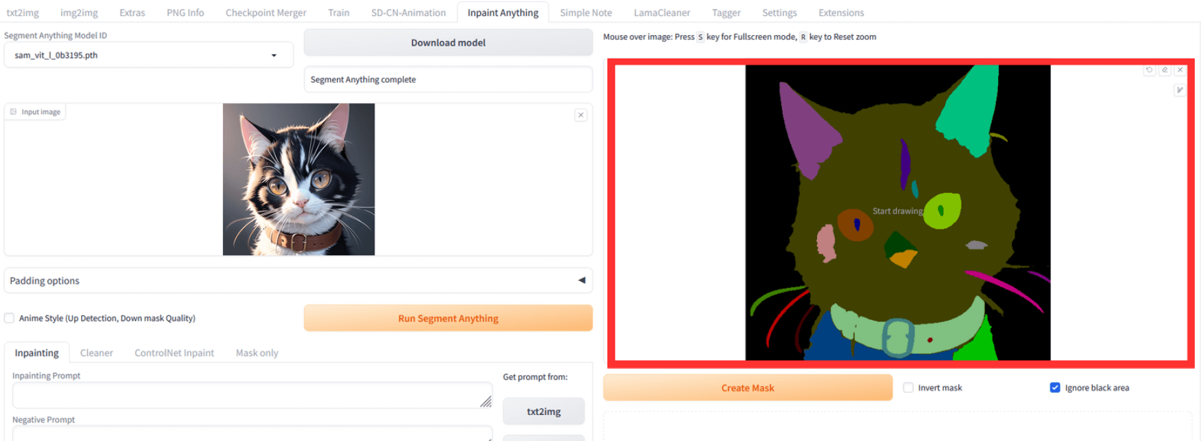 Stable Diffusionで指定部分だけ変更できる拡張機能『Inpaint Anything』の使い方！ | romptn Magazine