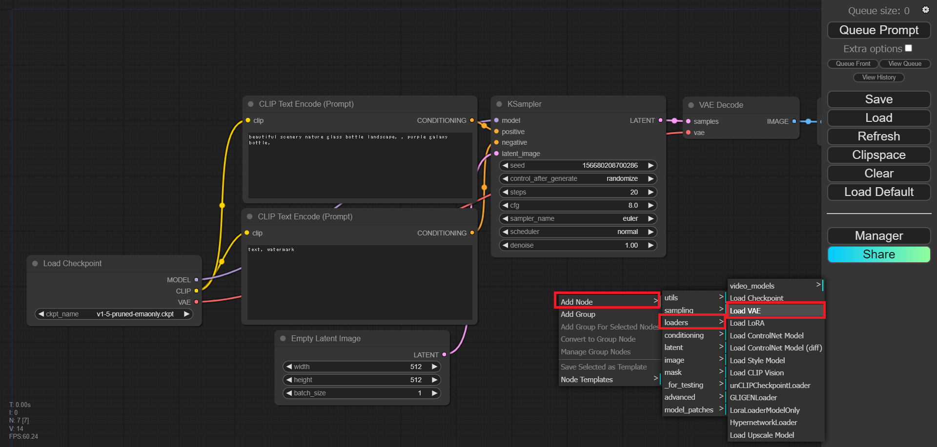 ComfyUIでVAEを使う方法！画像の質感を変えて生成しよう！ | romptn Magazine