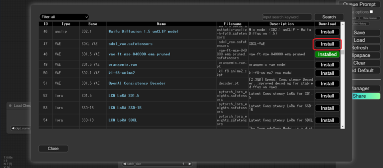 ComfyUIでVAEを使う方法！画像の質感を変えて生成しよう！ | romptn Magazine