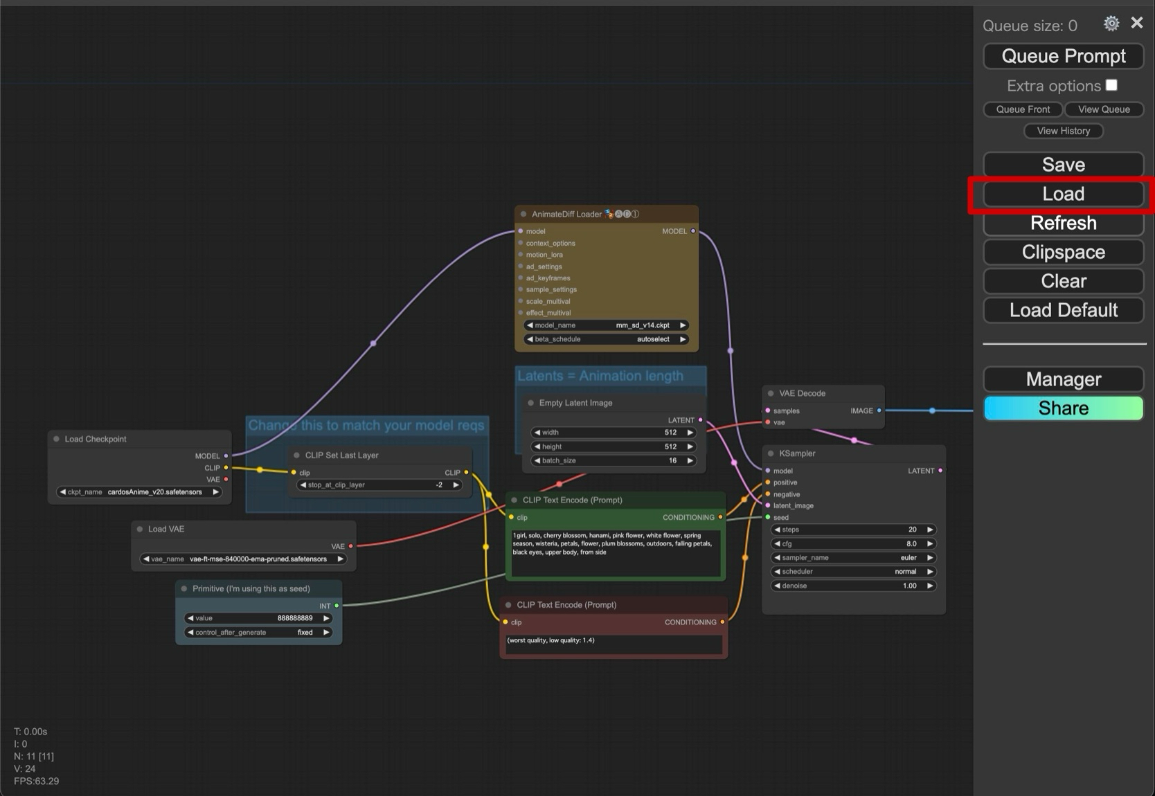 ComfyUIで『AnimateDiff』を導入する方法・使い方！高画質なAIアニメーションを作ろう！ | romptn Magazine