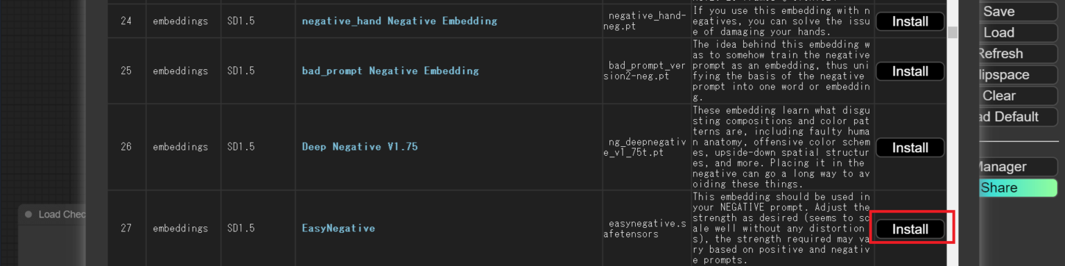 ComfyUIでEmbeddingを使う方法！ネガティブプロンプトを簡略化しよう！ | romptn Magazine