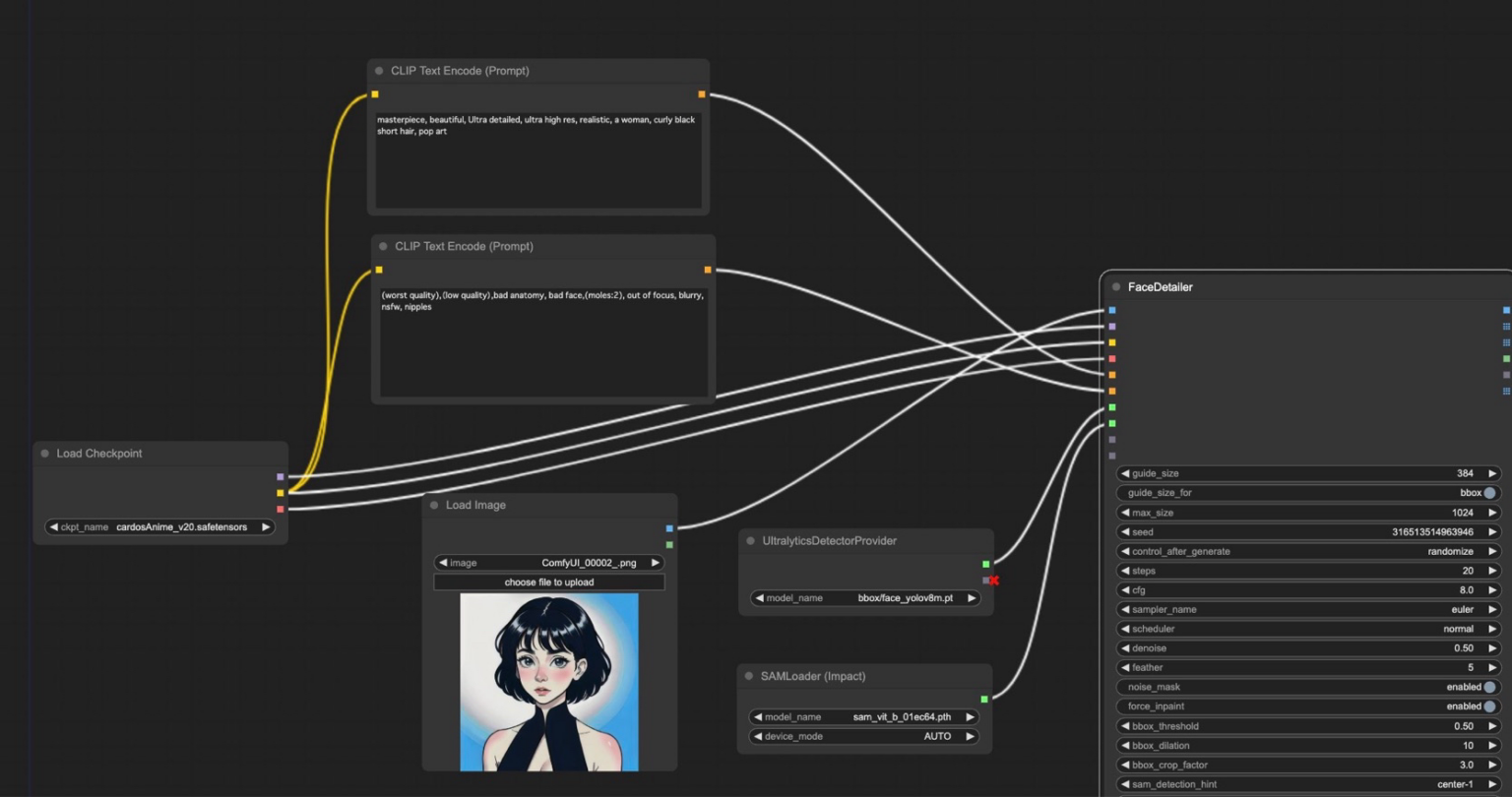 高機能な拡張機能『ComfyUI-Impact-Pack』のインストール方法・使い方を解説！ | romptn Magazine