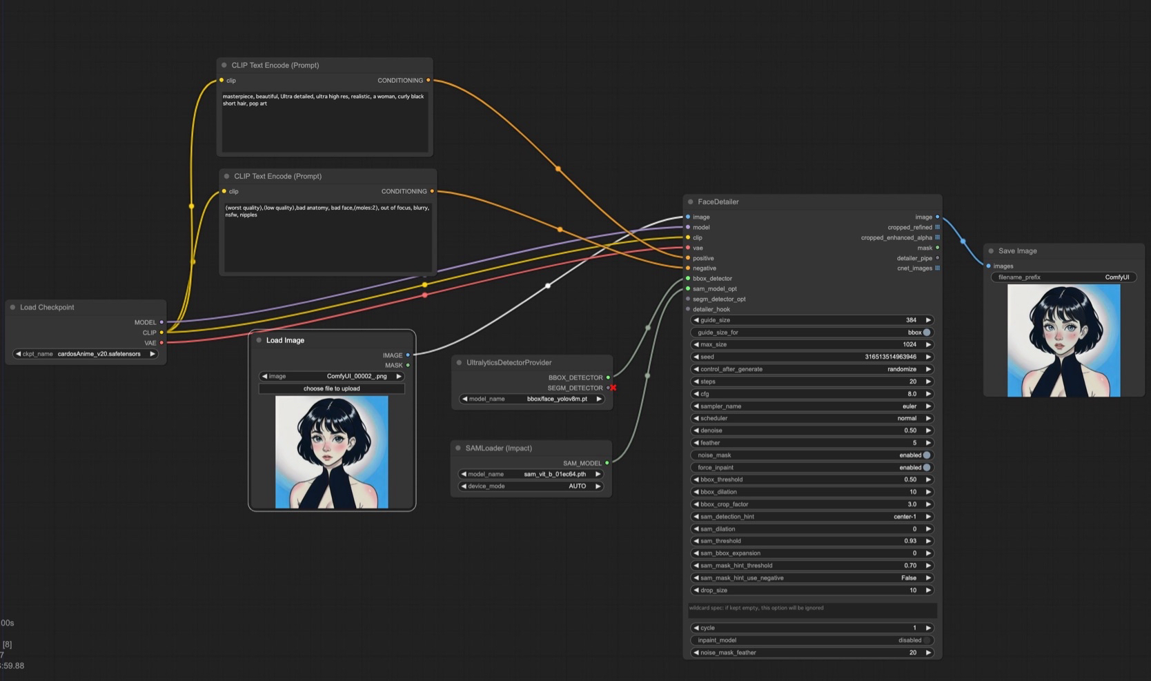 高機能な拡張機能『ComfyUI-Impact-Pack』のインストール方法・使い方を解説！ | romptn Magazine
