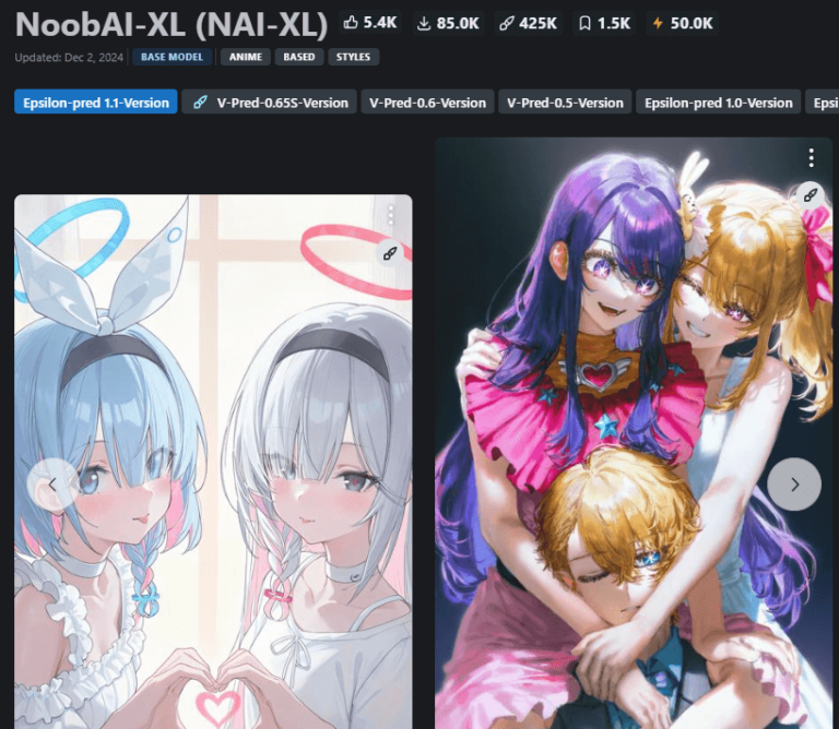 驚異的な画像生成能力を持つ新AIモデル「NoobAI-XL」が登場 | romptn Magazine