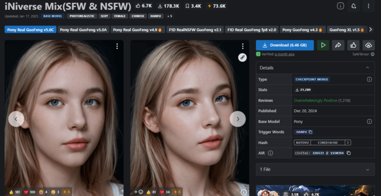 Stable Diffusionで「iNiverse Mix」を導入する方法・使い方！ | romptn Magazine