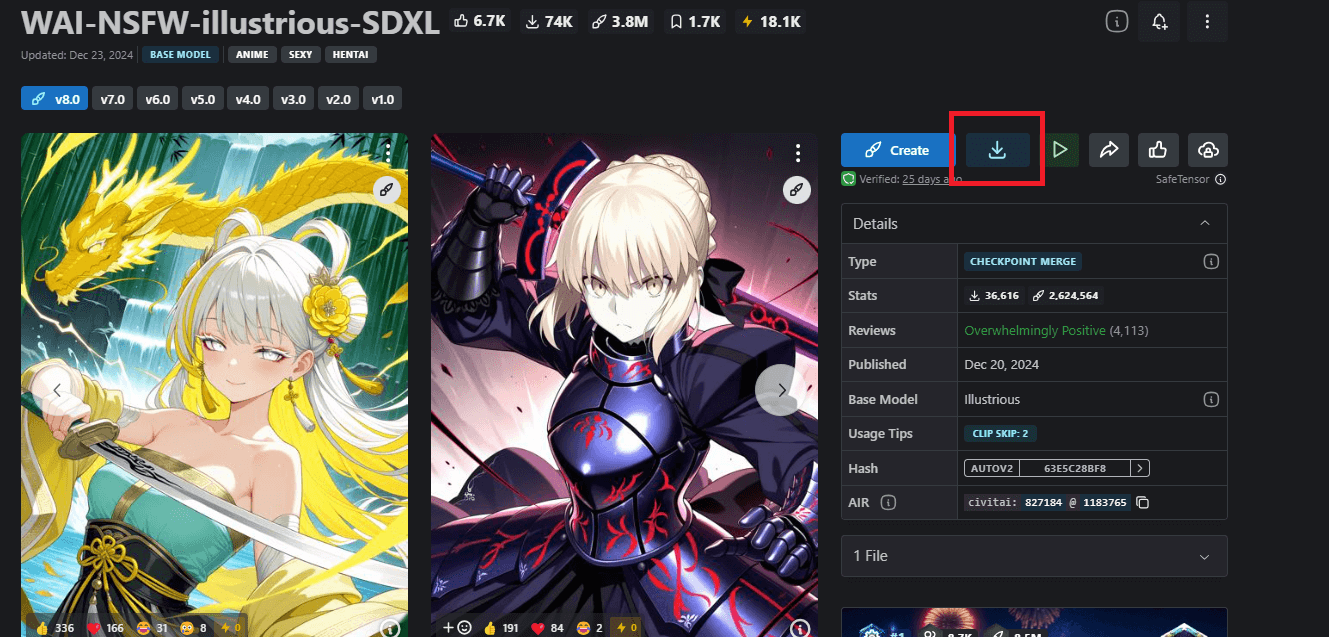 Stable Diffusionで「WAI-NSFW-illustrious-SDXL」を導入する方法・使い方！ | romptn Magazine