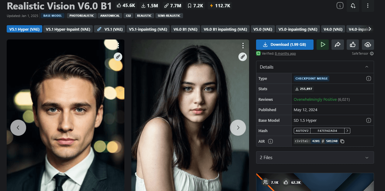 Stable Diffusionで「Realistic Vision」を導入する方法・使い方！ | romptn Magazine